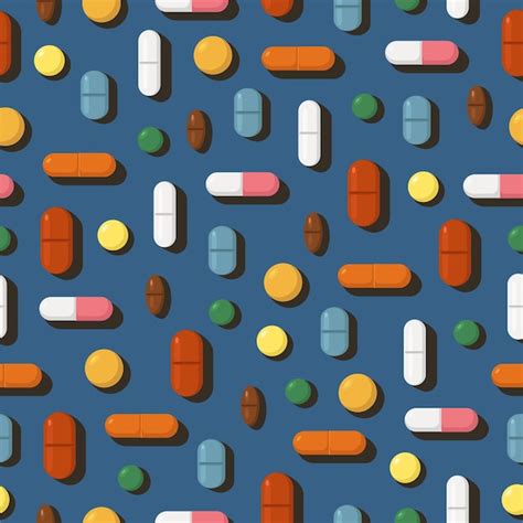 Premium Vector Pattern Tablets Health And Medicine