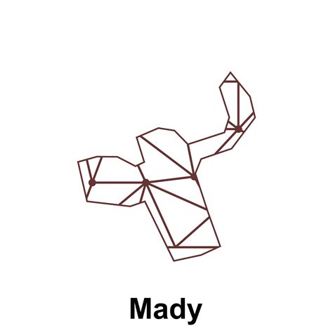 Map Of Mady Illustration Design Template Map Have All Province And