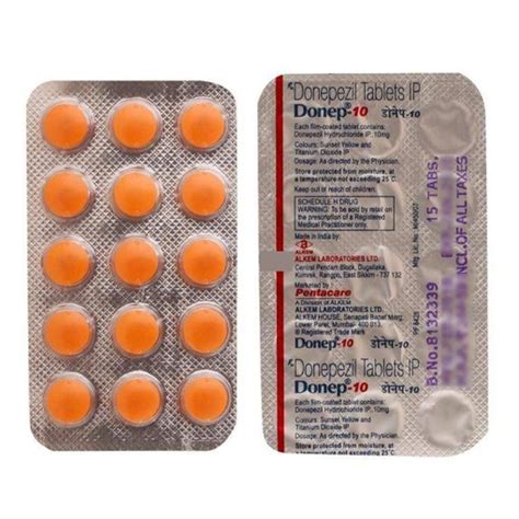 Donep 10mg Tablet 15s Yourmedilife