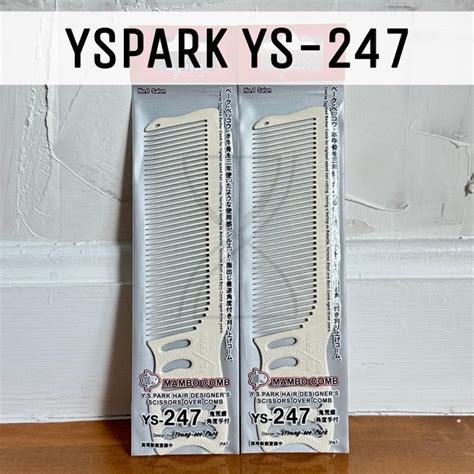 Ys Park Ys 247 Barber Comb Oblique Cut Tooth Used With Scissors And Clippers Shopee Philippines