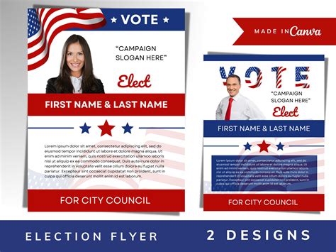 Election Campaign Flyer Political Campaign Flyer Vote Flyer Template For Election Campaign