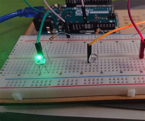 Flashing Led By Arduino Leonardo Instructables
