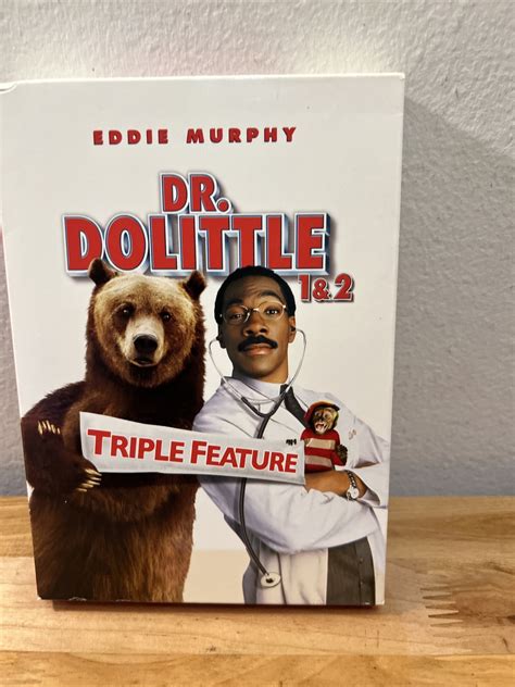 Dr Dolittle Triple Feature 3 Disc Dvd Box Set Eddie Murphy