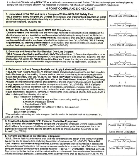 Electrical Safety Program Template Nfpa 70e
