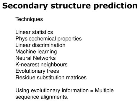 Secondary Structure Prediction Ppt Download