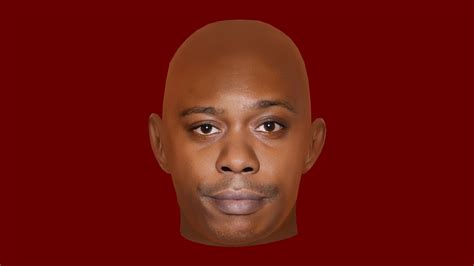 3d Model Dave Chappelle Head Low Poly Head For Game Low Poly Turbosquid 2193068