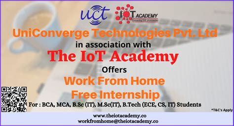Internship Training Theiotacademy Iot Embedded C Java Skills Workfromhome Batches
