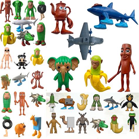 12 Piecesset Tung Tung Tung Sahur Action Figure Tralalero Tralala Toy