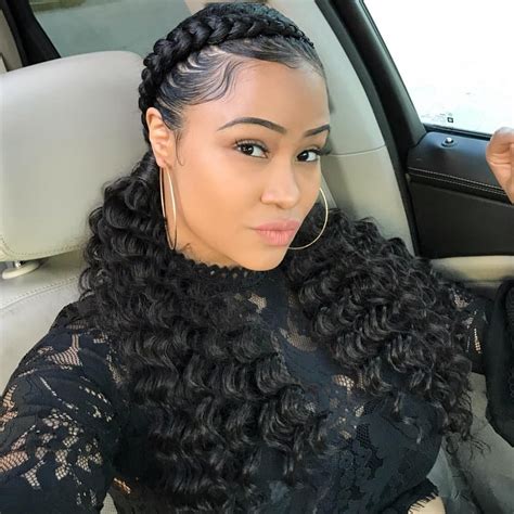 Black Hairstyles With Braids And Weave