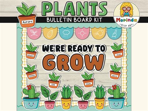 Plants Bulletin Board Kit Welcome Back To School Ready To Grow