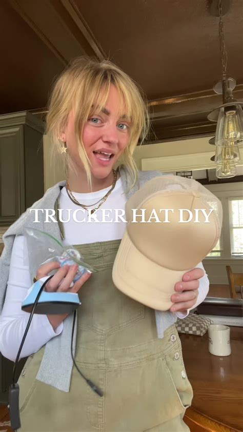 Diy Trucker Hat Design Your Own With Iron On Patches Tiktok