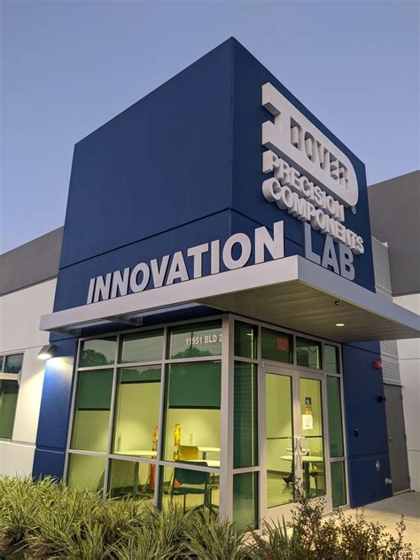 Dover Precision Components Announces The Official Opening Of Its Innovation Lab Company Looks