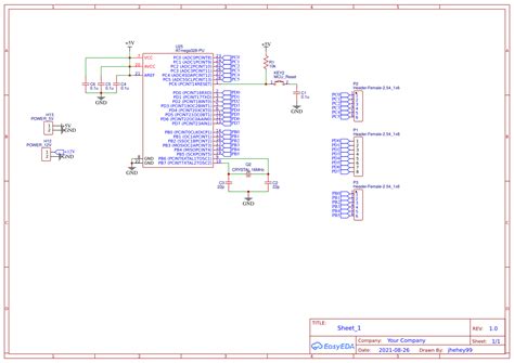 Atmega Power EasyEDA Open Source Hardware Lab