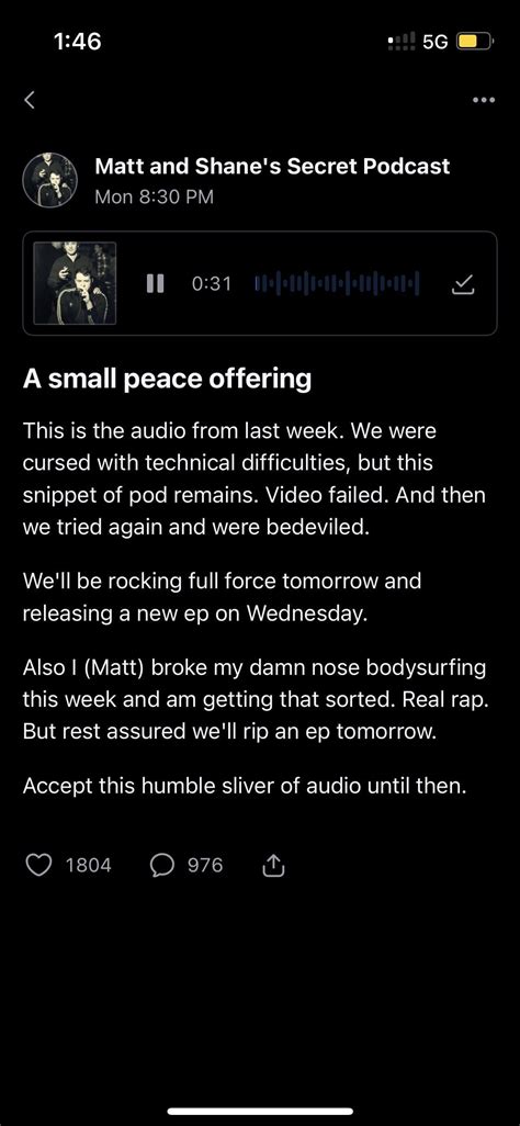 Technical Difficulties Rmssecretpodcast