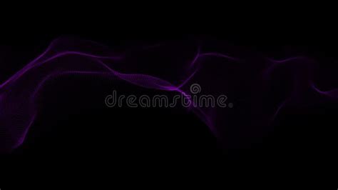 Dynamic Particle Waves Seamless Loop Animation Background For Award