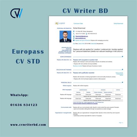 What Is A Europass Cv Cv Writer Bd