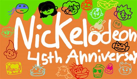 Nickelodeons 45th Anniversary By Moonlight Geek Girl On Deviantart