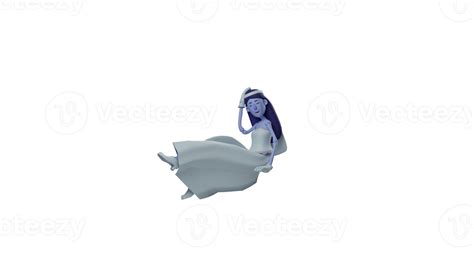 3d Illustration Sweet Princess 3d Cartoon Character Beautiful