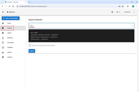 数据标注工具 Doccano 文本分类（text Classification） Vipsoft 博客园