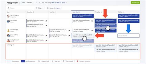 Assignment Dashboard Assign Routes To Users And Vehicles