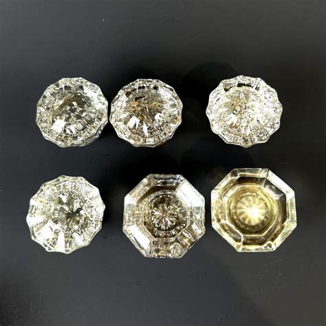 Antique Glass Door Knobs Etsy