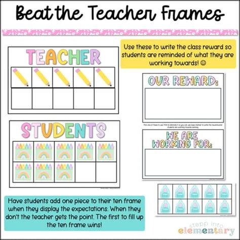 Back To School Class Behavior Management Class Reward System Tpt