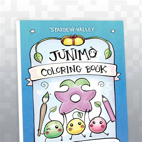 Stardew Valley Junimo Coloring Book Fangamer