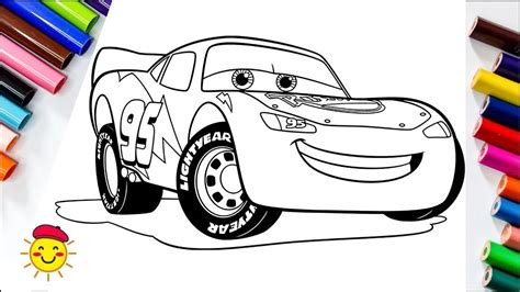 Coloring Picture Lightning Mcqueen [2025]