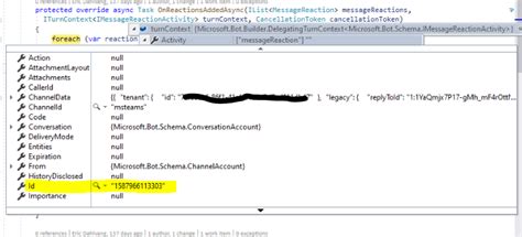 Teams Message Reaction Should Send Message Id And Type Of Reaction In Activity · Issue 238