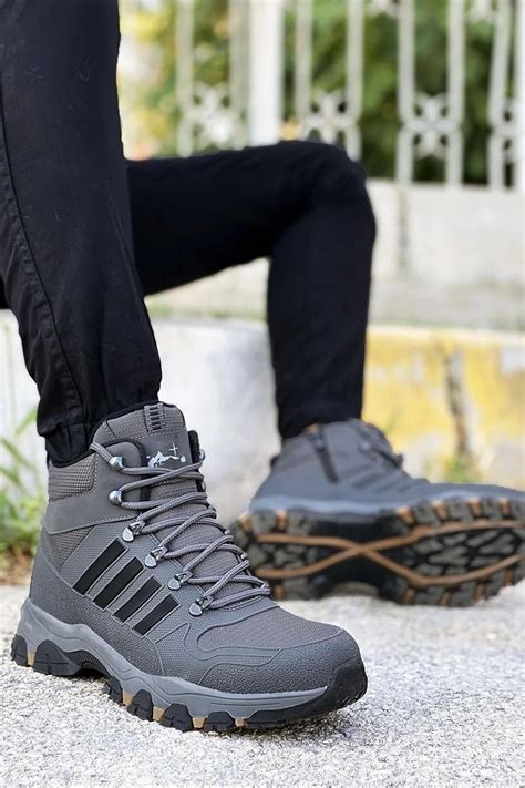 Tobaİ Soğuk Ve Su Geçirmez Sağlam Garantili Trekking Kauçuk Erkek Fermuarlı Kışlık Bot Onual
