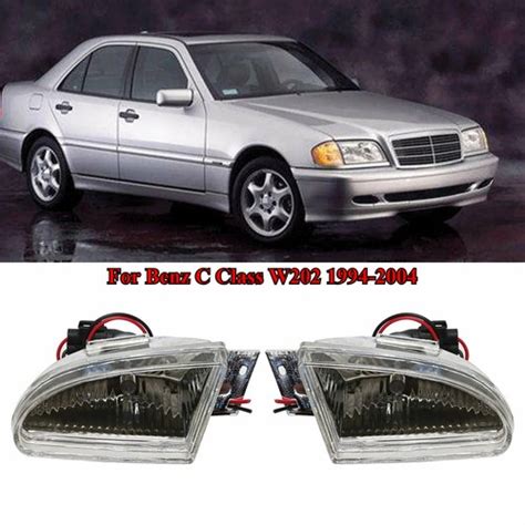 1pair Front Turn Signal Fog Light Fog Light Lamp For Benz C Class W202