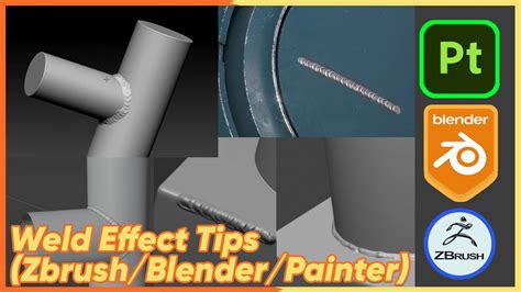 Weld Effect Tips Zbrushblenderpainter Youtube