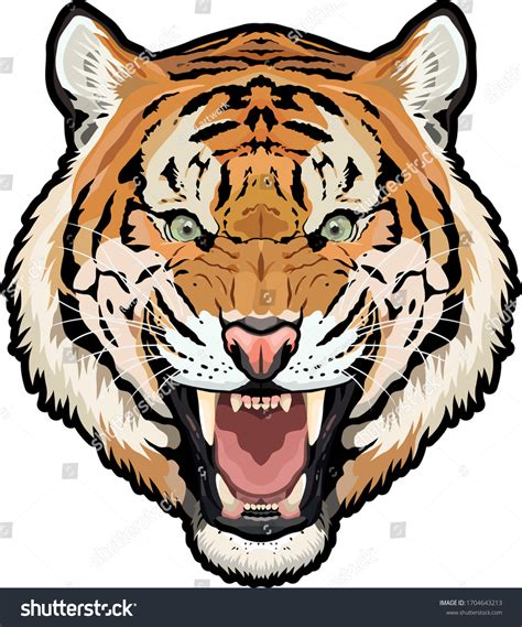 Tiger Roar Vector