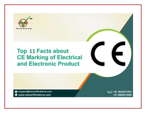 Ppt Top 11 Facts About Ce Marking Of Electrical And Electronic