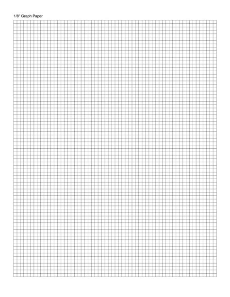 Printable Graph Paper 1 Inch Squares