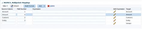 Defining A Multiple Period Data Load In Import Formats