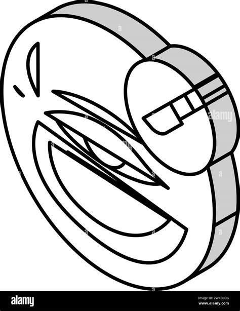 Blepharoplasty Surgery Isometric Icon Vector Illustration Stock Vector