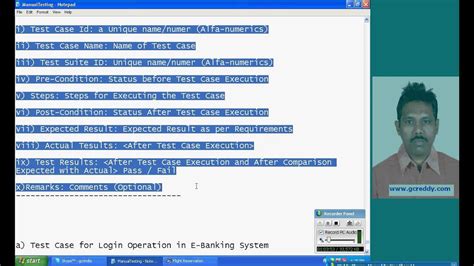 Test Case Design Youtube