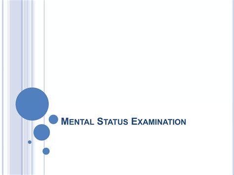Mental Function Examination Pptx Mental Function Examination Pptx