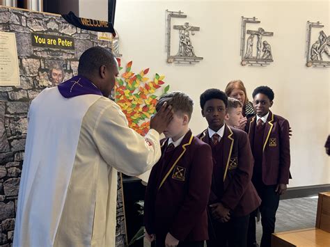 Ash Wednesday St Peters Rc High School