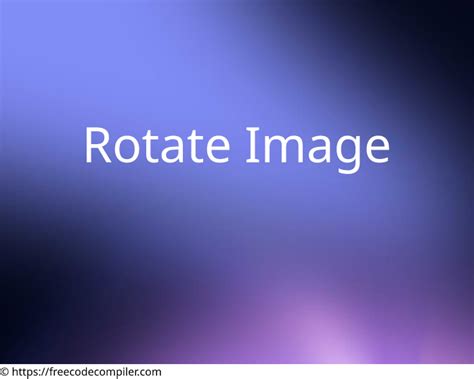 rotate image