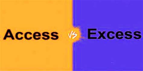 Difference Between Access And Excess Assignment Point