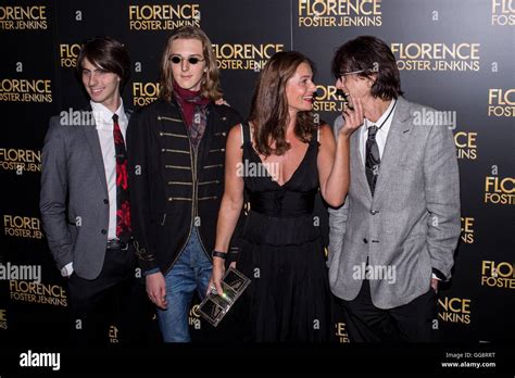 New York Ny Usa 9th Aug 2016 Jonathan Ocasek Oliver Ocasek Paulina Porizkova Rick Ocasek