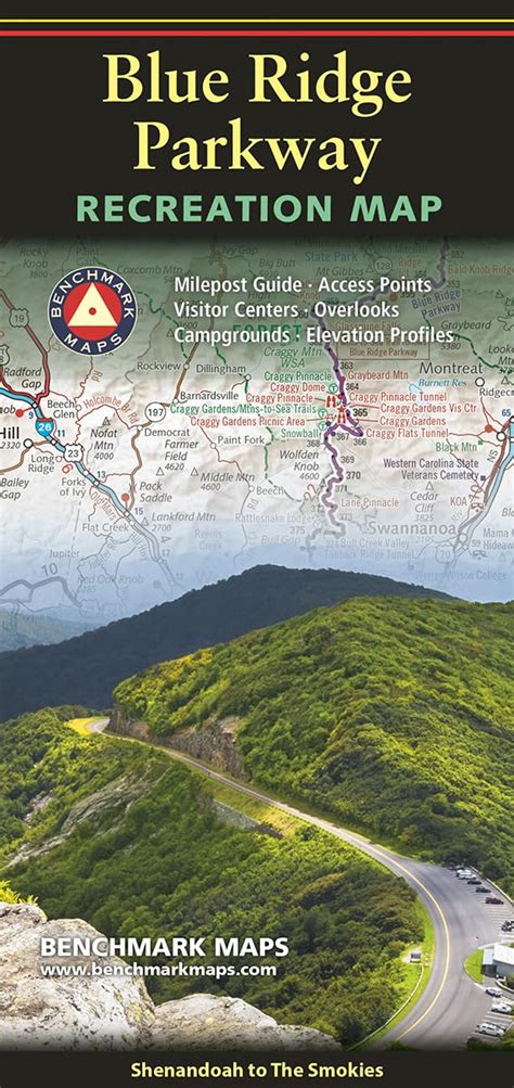Blue Ridge Parkway Recreation Map 2025 Edition