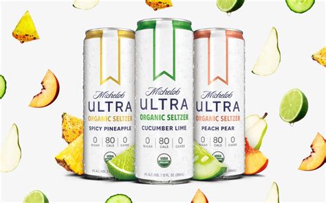 Sugar Free Organic Hard Seltzers Michelob Ultra Organic Seltzer