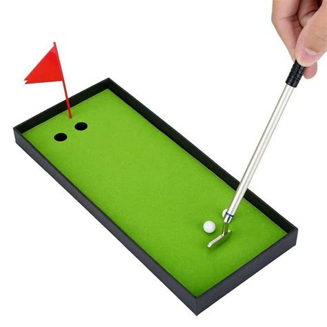 Mini Golf Club Putter Pen Set Box Novelty Exquisit Grandado