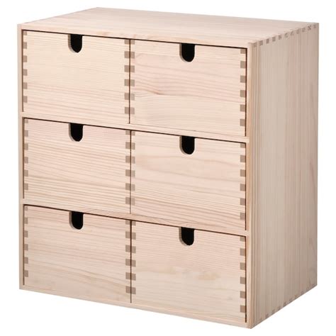 Moppe Mini Chest Of Drawers Pine 31x18x32 Cm Ikea Uk