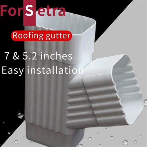 Accessories For Gutters Include Downspout Skew Tees Gutter And Pvc