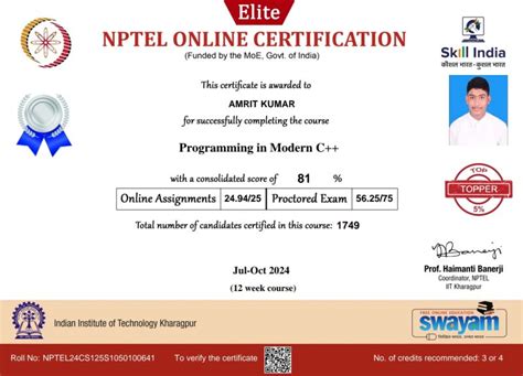 Nptel Cplusplus Skillindia Onlinelearning Continuouslearning