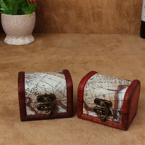 1pc Vintage Small Metal Lock Jewelry Treasure Ches Grandado